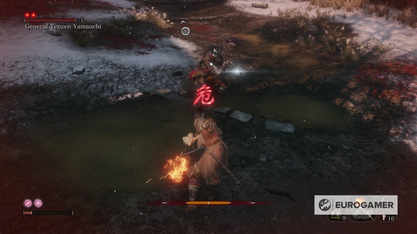Sekiro General Tenzen Yamauchi fight - how to beat and kill General ...