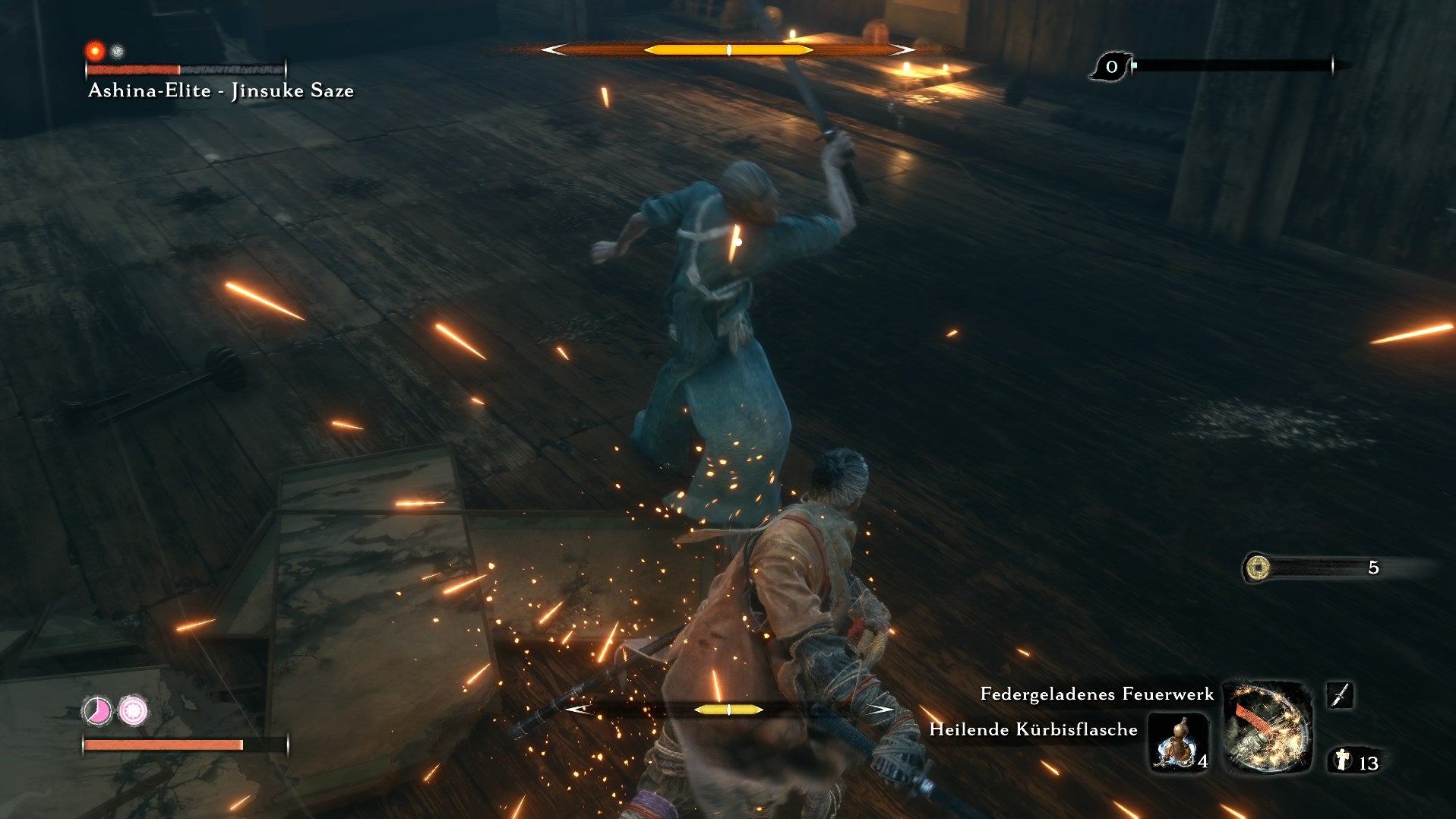 Sekiro: Shadows Die Twice - Bosskampf: Ashina Elite Jinsuke Saze ...