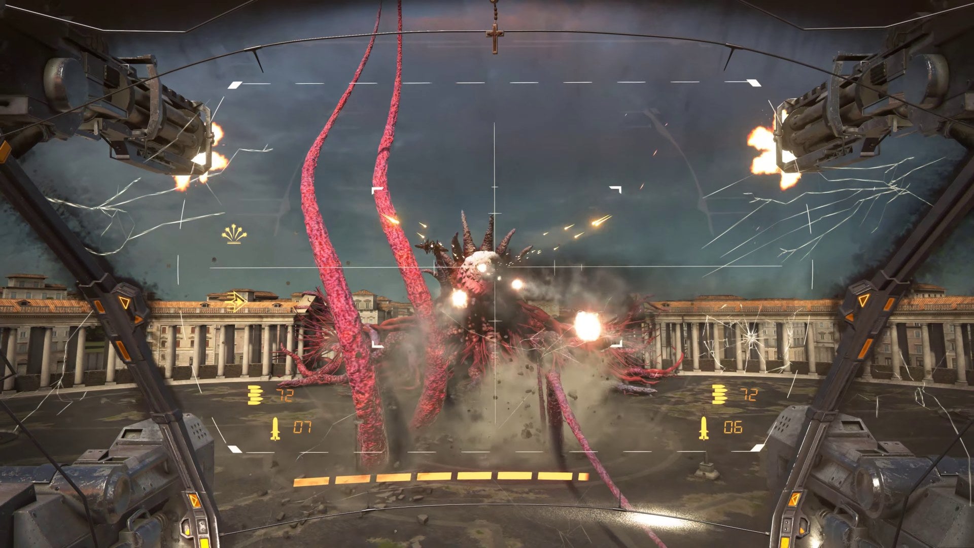 Serious Sam 4 will let you pilot the Pope's personal mech | Rock Paper ...