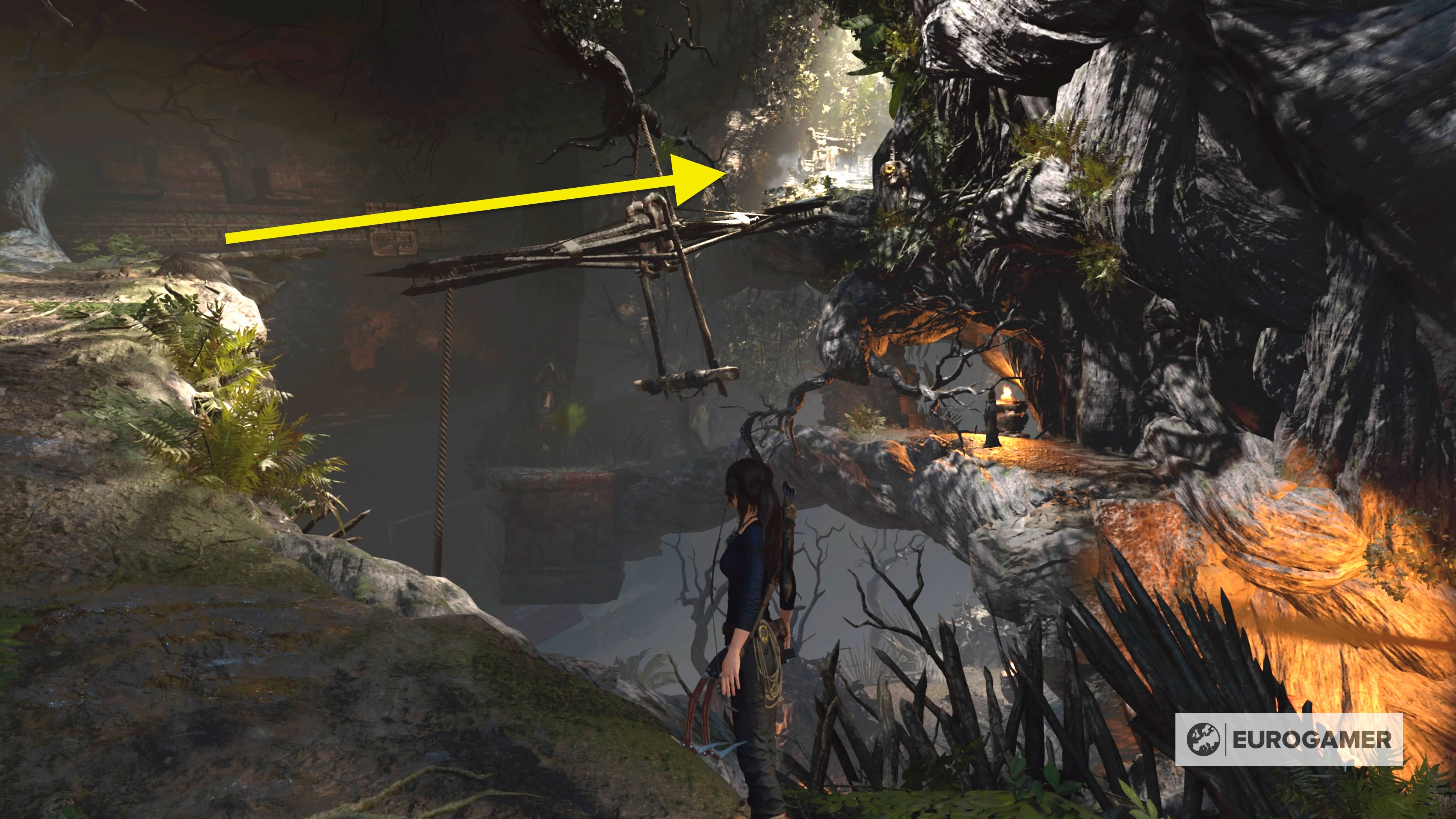 Shadow of the Tomb Raider: Baum des Lebens, Bergkatakomben | Eurogamer.de