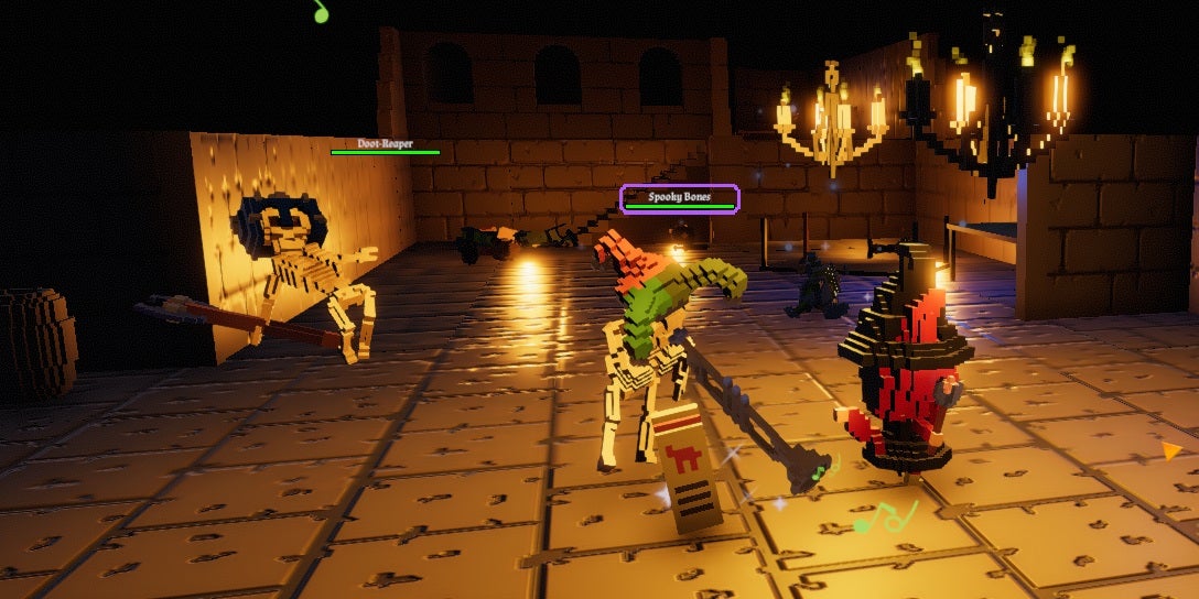 Skeletal Dance Party bops out this Halloween | Rock Paper Shotgun