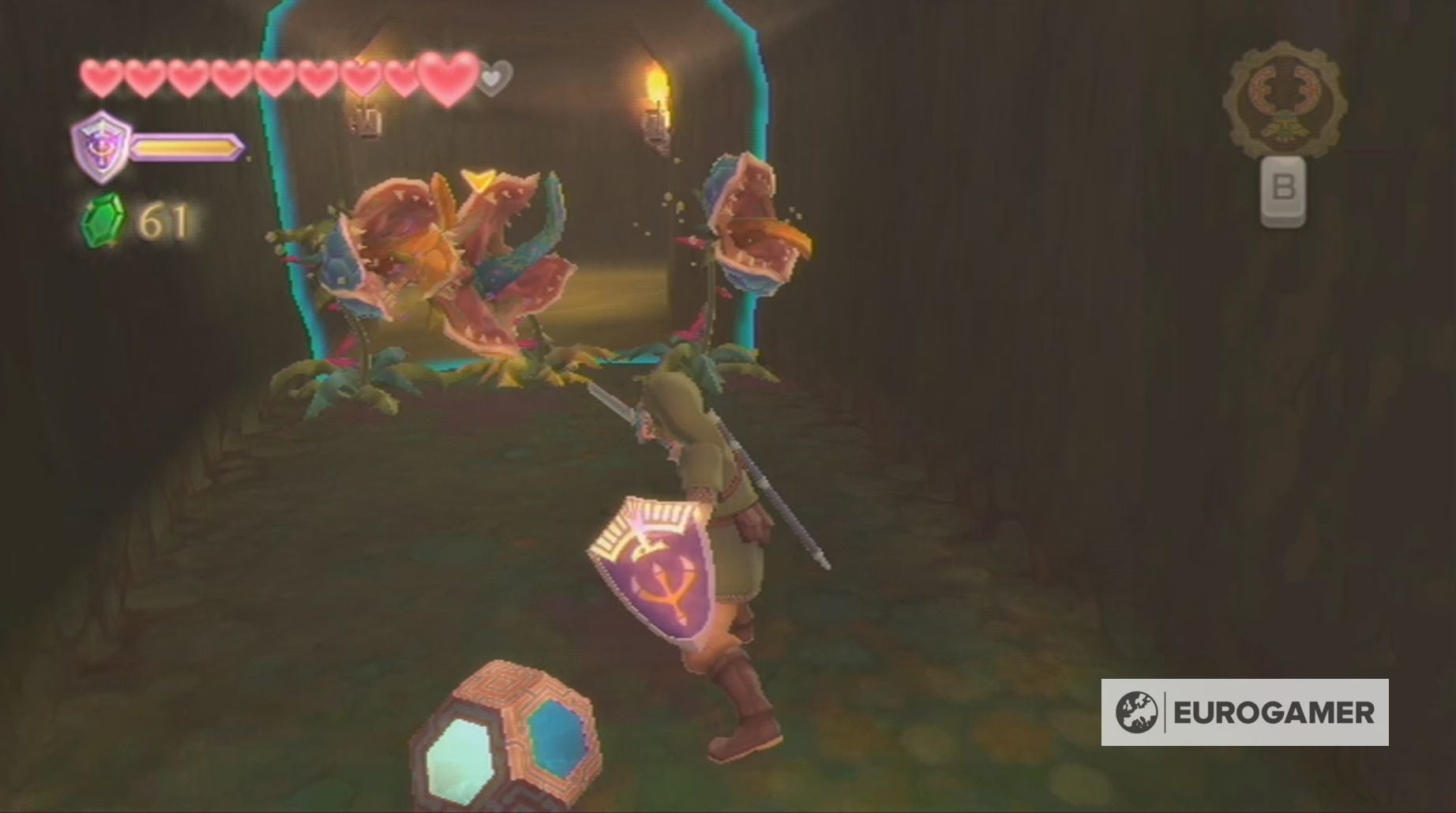 Zelda: Skyward Sword - Pirate Stronghold mini-dungeon: How to dowse for ...