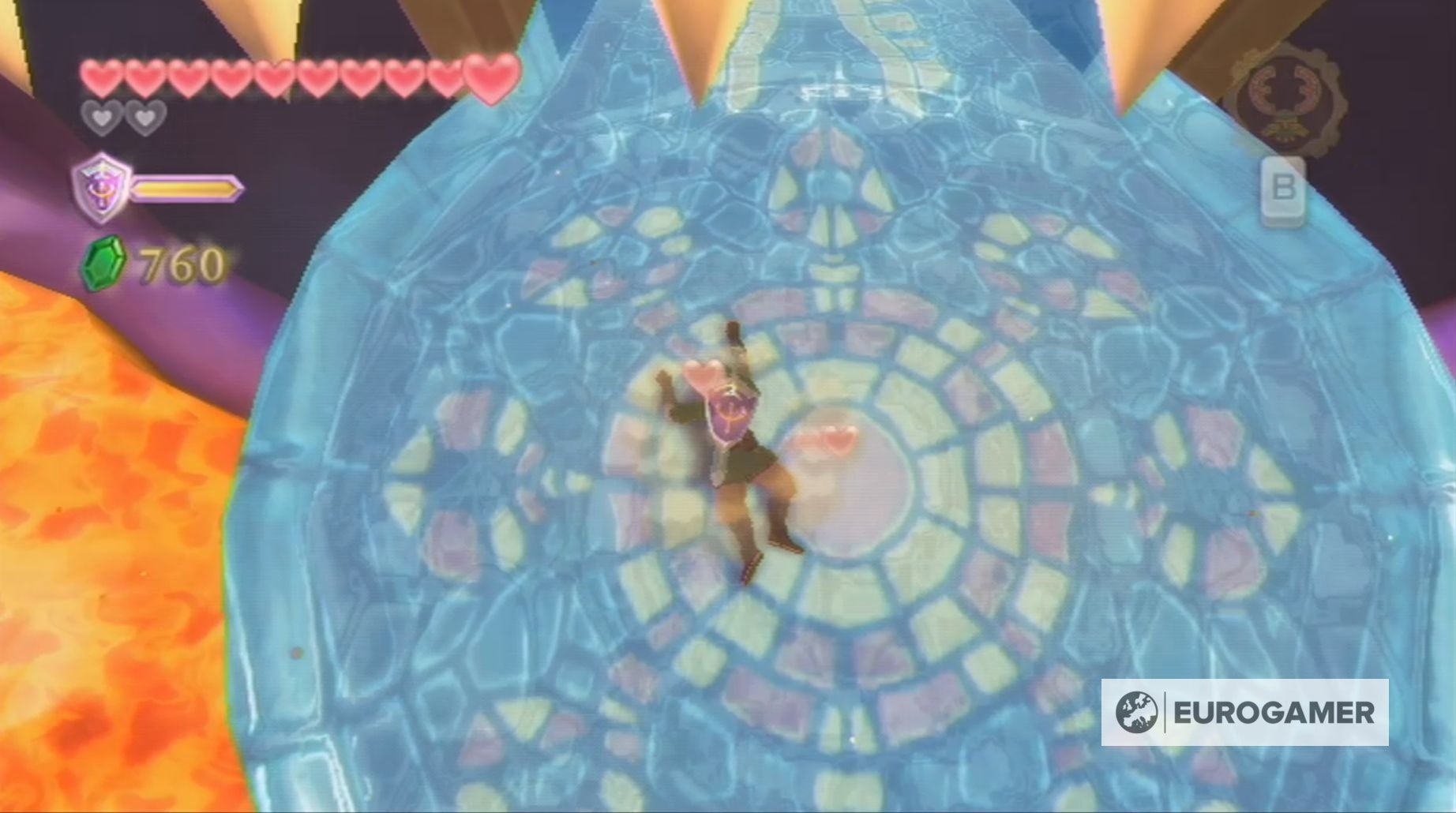 Zelda: Skyward Sword - Fire Sanctuary dungeon: How to get and use the ...