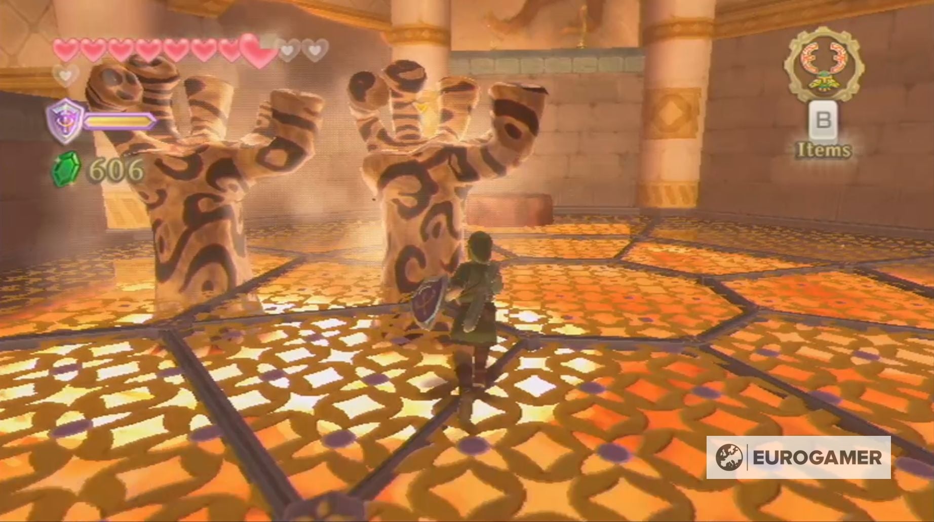 Zelda: Skyward Sword - Fire Sanctuary dungeon: How to get and use the ...