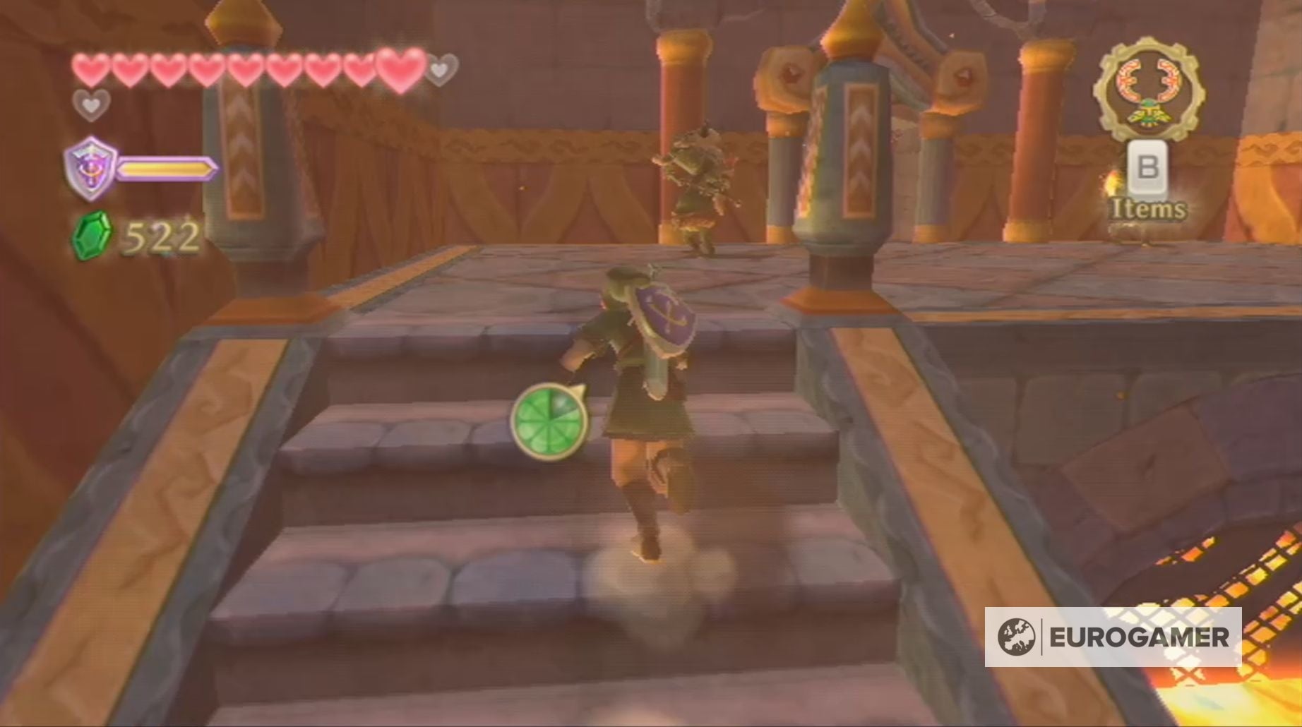 Zelda: Skyward Sword - Fire Sanctuary dungeon: How to get and use the ...