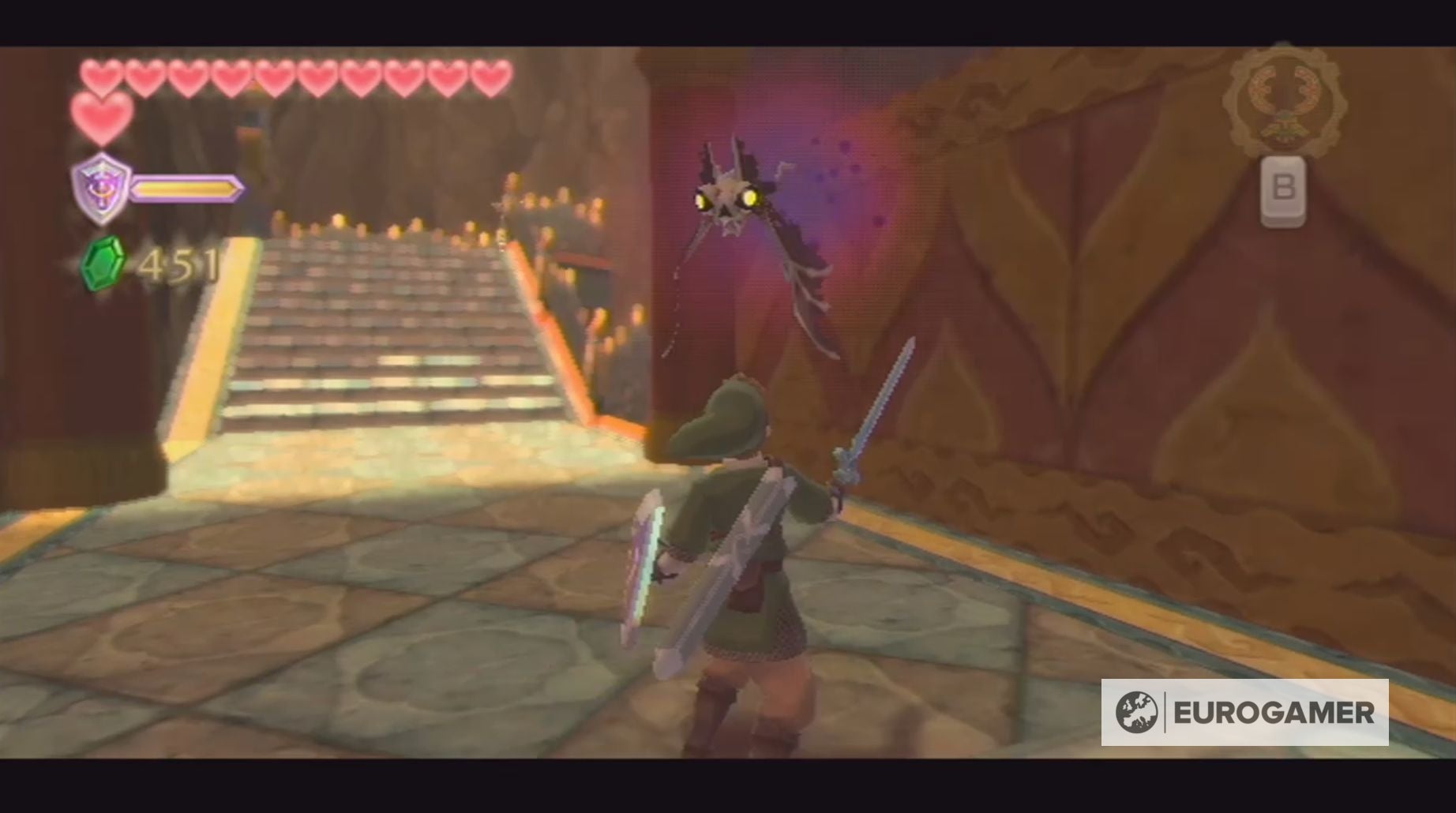 Zelda: Skyward Sword - Fire Sanctuary dungeon: How to get and use the ...