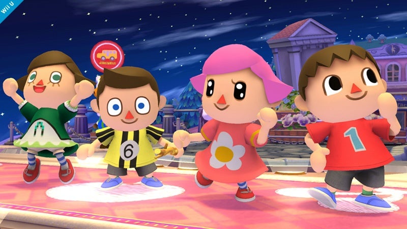 Villager Smash Bros Face
