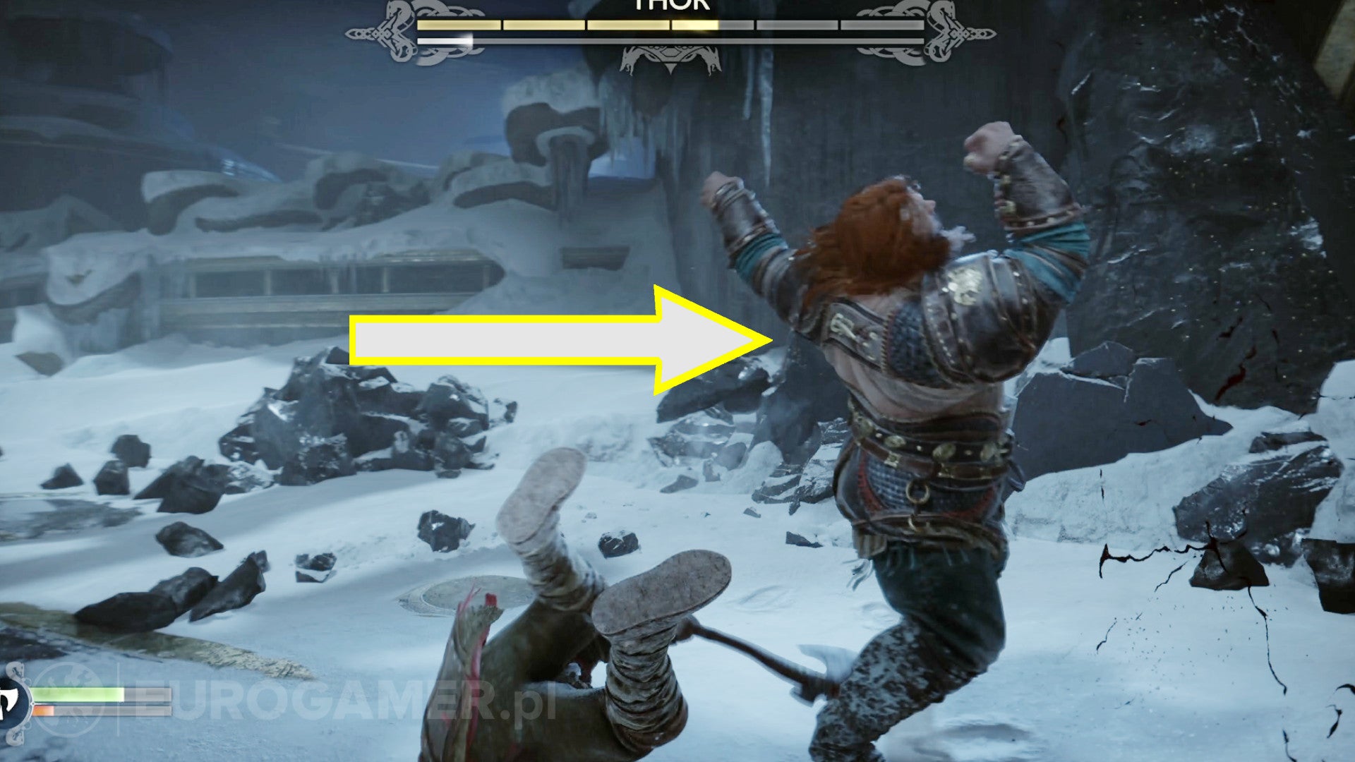 God of War Ragnarok - Thor: pierwsza walka, jak pokonać | Eurogamer.pl