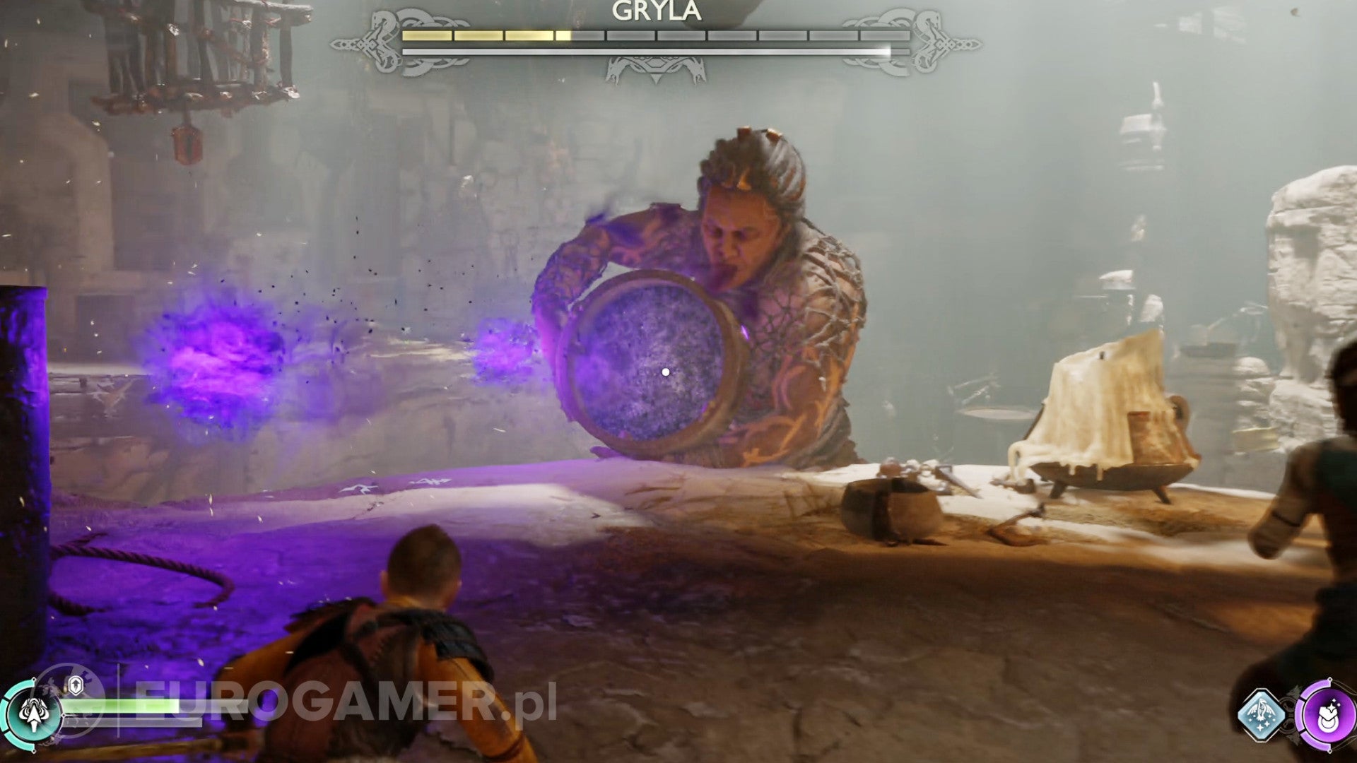 God of War Ragnarok - Gryla: walka, jak pokonać | Eurogamer.pl