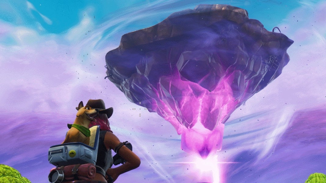 Something strange is happening to Fortnite's floating island ...