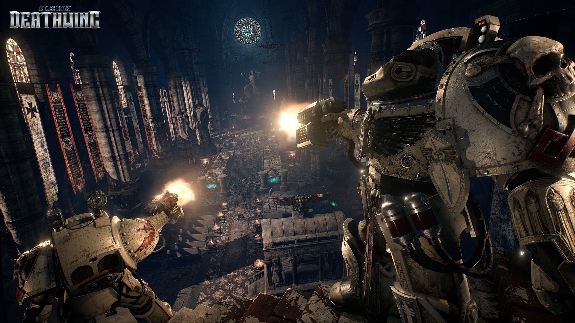 The massive ship interiors in Space Hulk: Deathwing look pretty great ...
