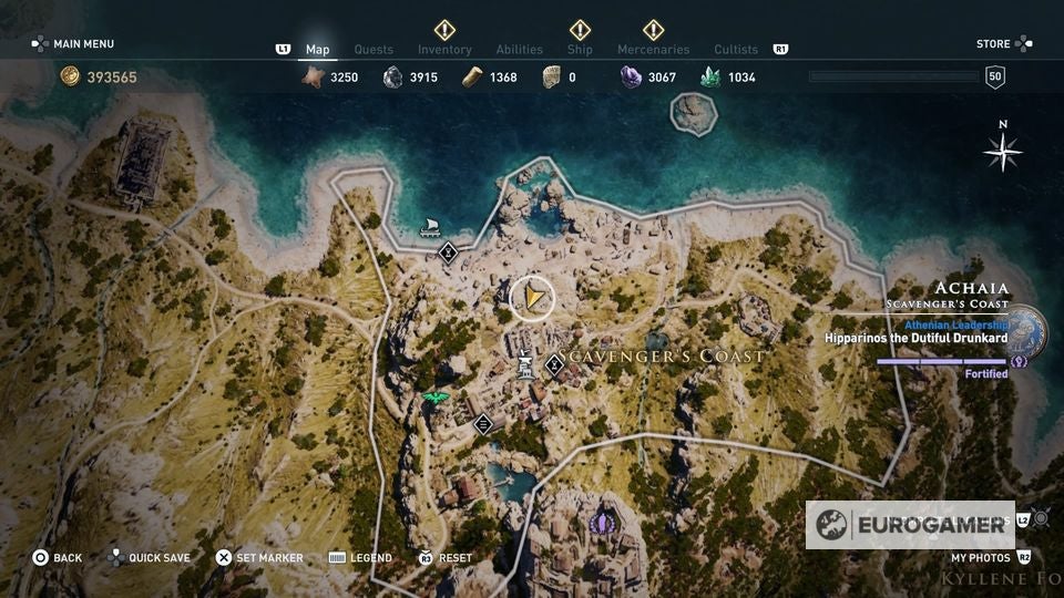 Assassin's Creed Odyssey - Belly Flop riddle solution and where to find ...