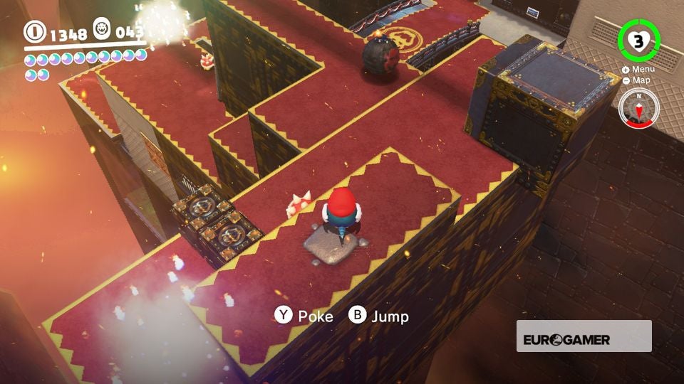 Super Mario Odyssey Bowser Kingdom Power Moons - where to find Bowser ...