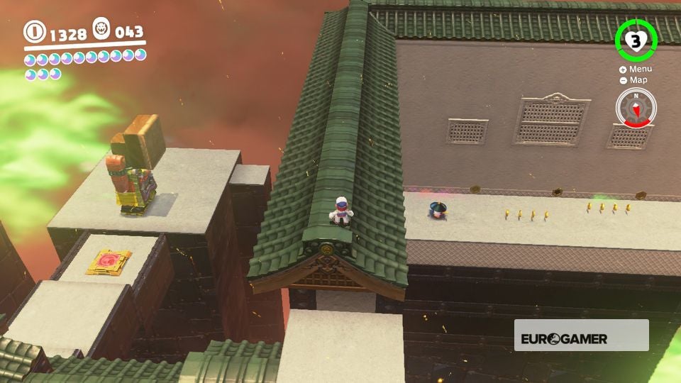 Super Mario Odyssey Bowser Kingdom Power Moons - where to find Bowser ...