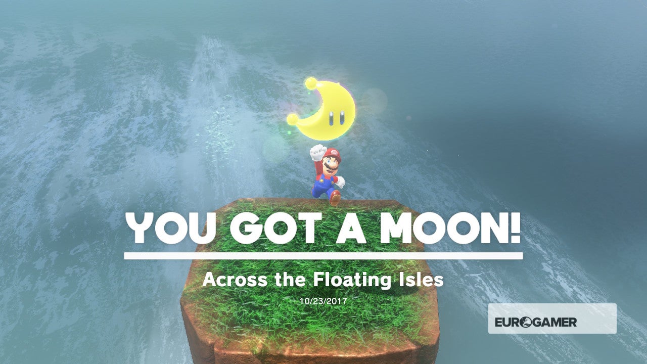Super Mario Odyssey Cascade Kingdom Power Moons - where to find Cascade ...
