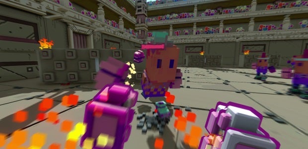 Bizarre blocky brawler Spartan Fist busts out today | Rock Paper Shotgun