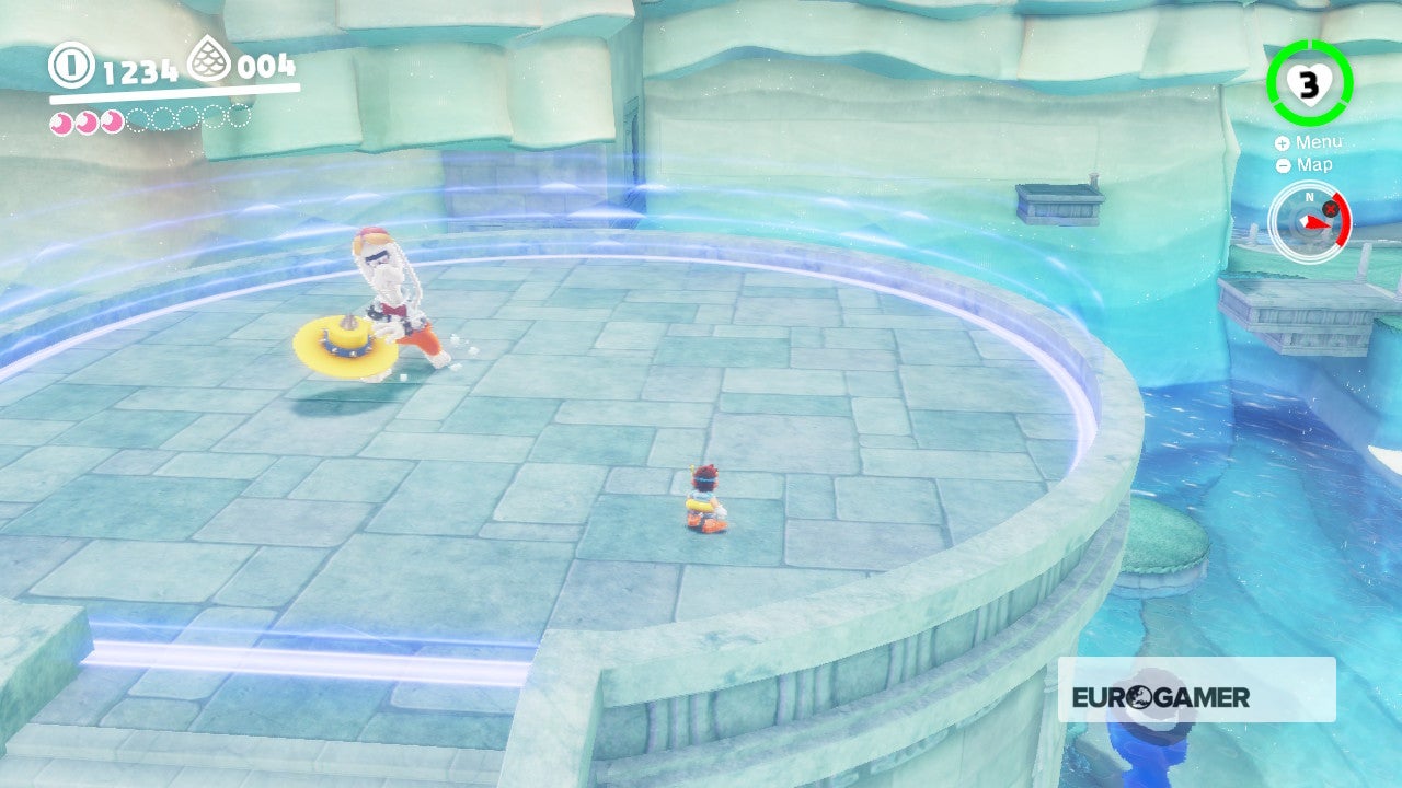 Super Mario Odyssey Lake Kingdom Power Moons - where to find Lake ...