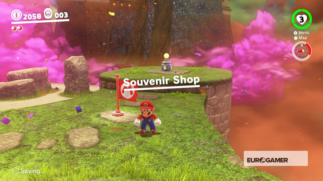 Super Mario Odyssey - Big Broodal Battle boss fight | Eurogamer.net