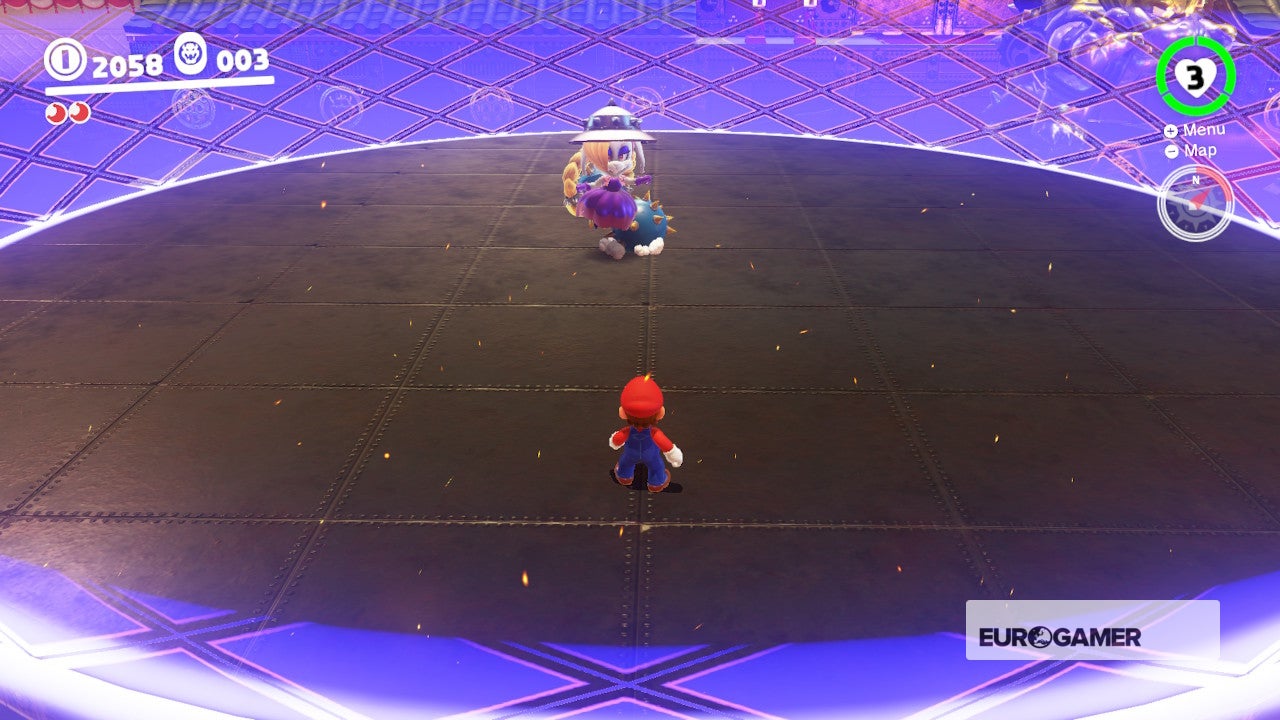 Super Mario Odyssey - Big Broodal Battle boss fight | Eurogamer.net