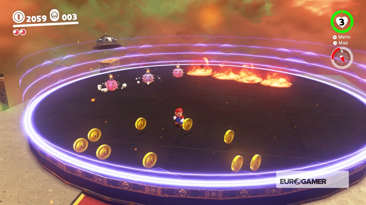 Super Mario Odyssey - Big Broodal Battle boss fight | Eurogamer.net