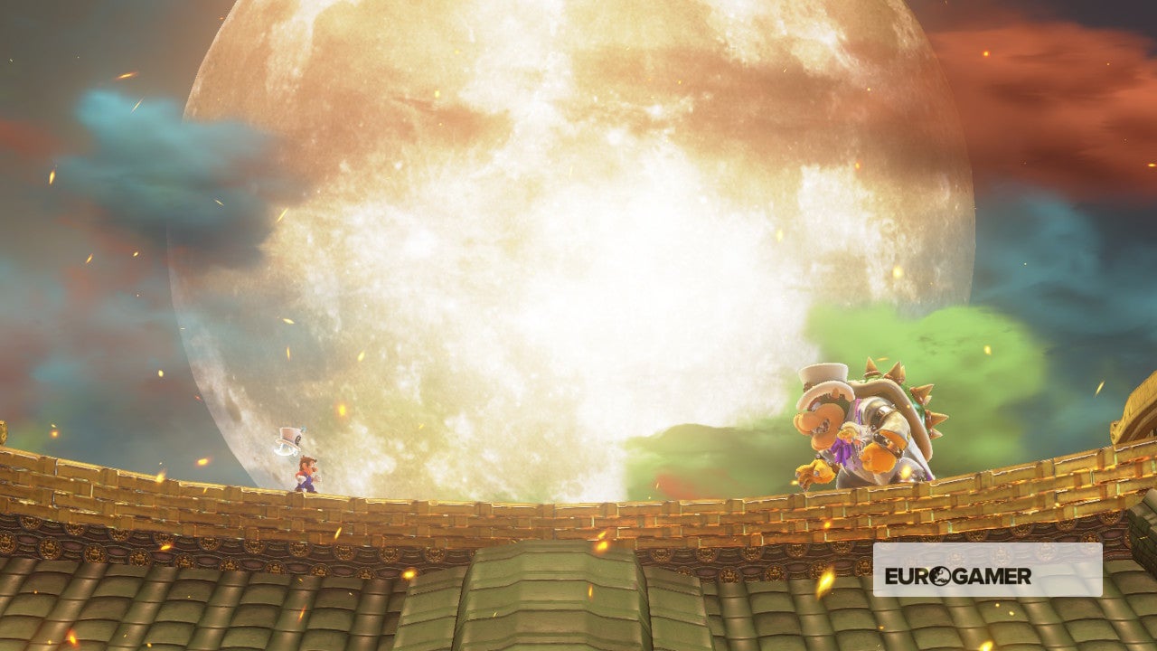 Super Mario Odyssey - Showdown at Bowser's Castle and how to beat the ...