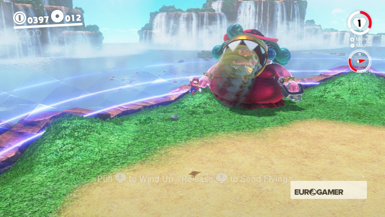 Super Mario Odyssey - How to beat the Mother Broodal boss fight with ...