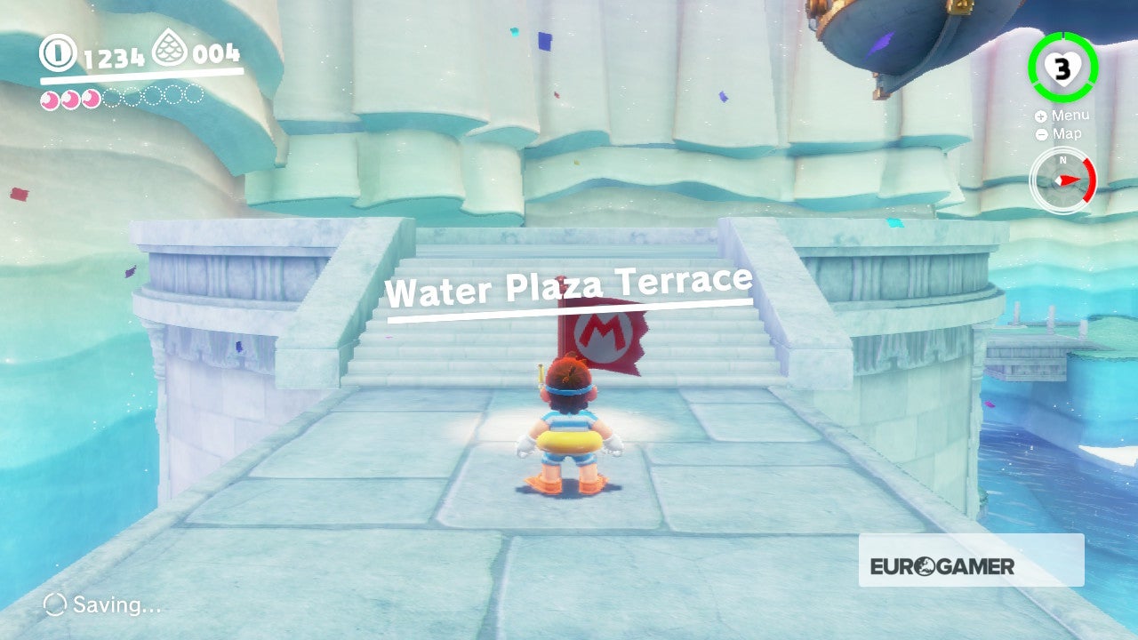 Super Mario Odyssey Lake Kingdom Power Moons - where to find Lake ...