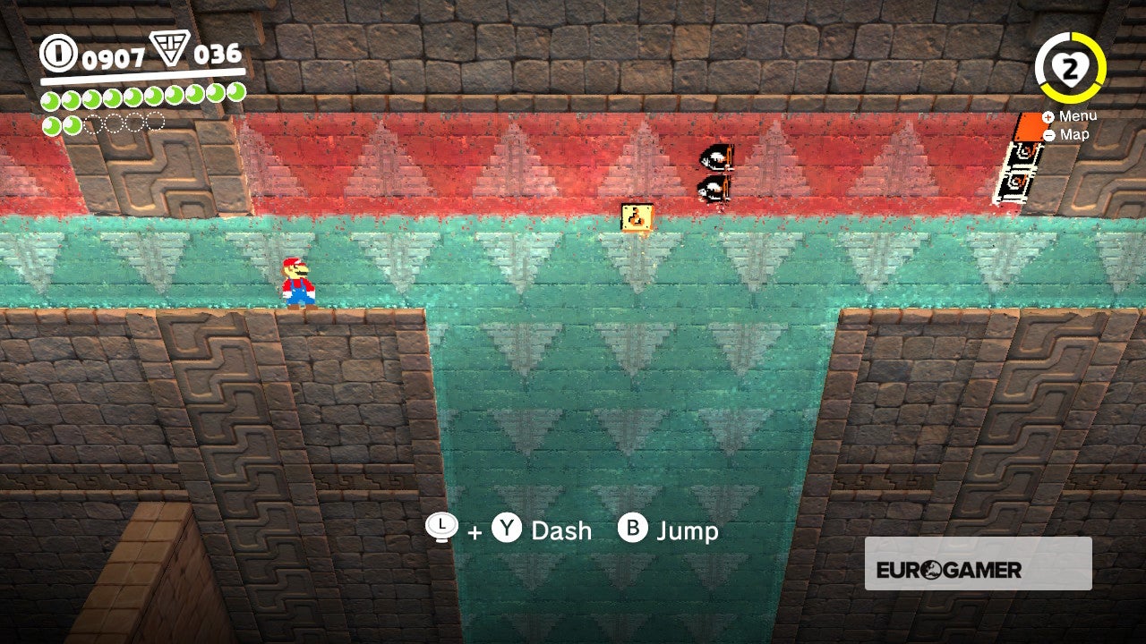 Super Mario Odyssey - Showdown in the Inverted Pyramid and how to beat ...