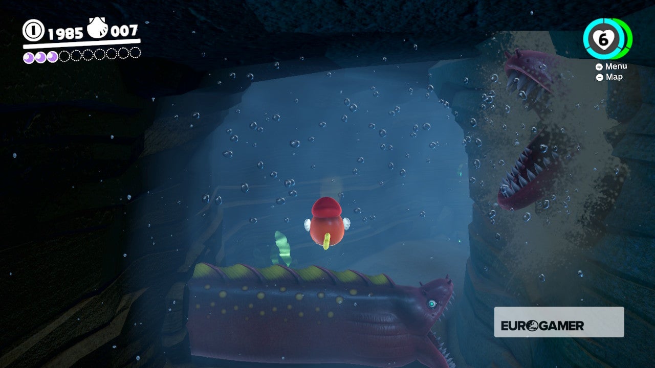 Super Mario Odyssey - Bubblaine, The Glass is Half Full! and The Squid ...