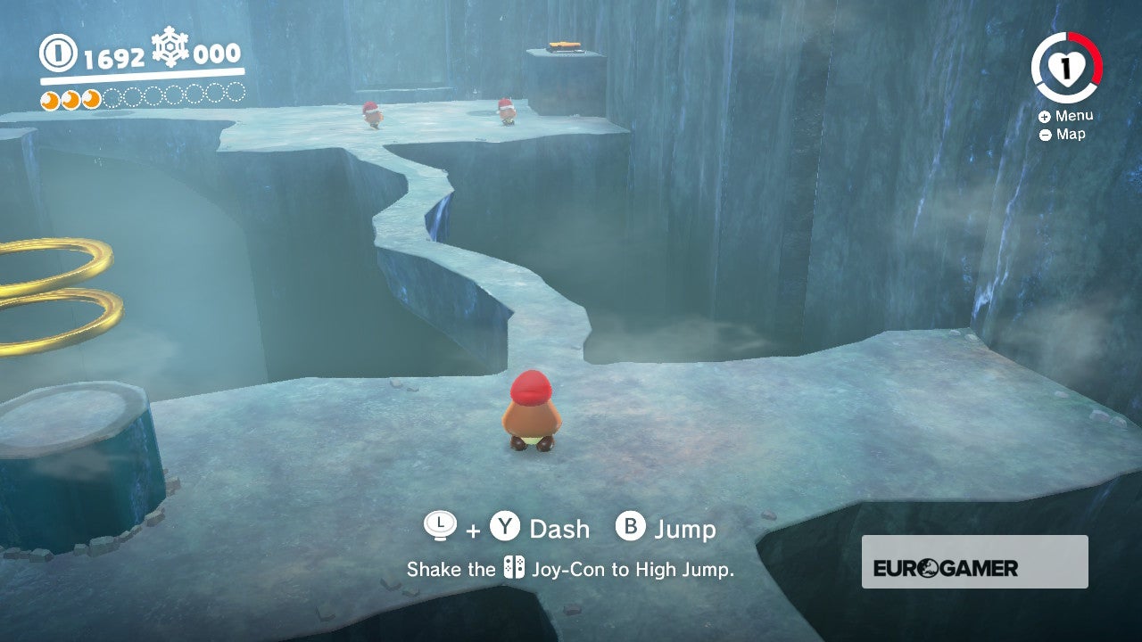 Super Mario Odyssey - The Icicle Barrier and Ice Wall Barrier ...