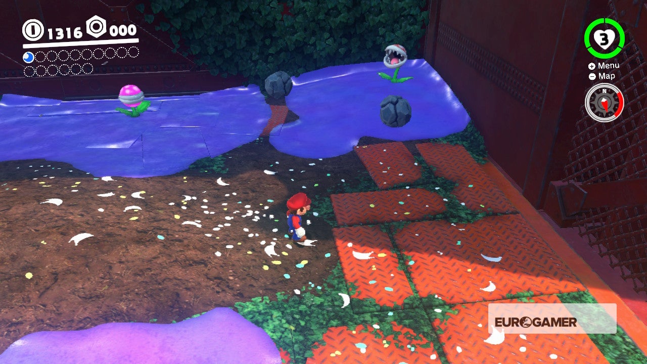 Super Mario Odyssey - Steam Gardens, Road to Sky Garden | Eurogamer.net