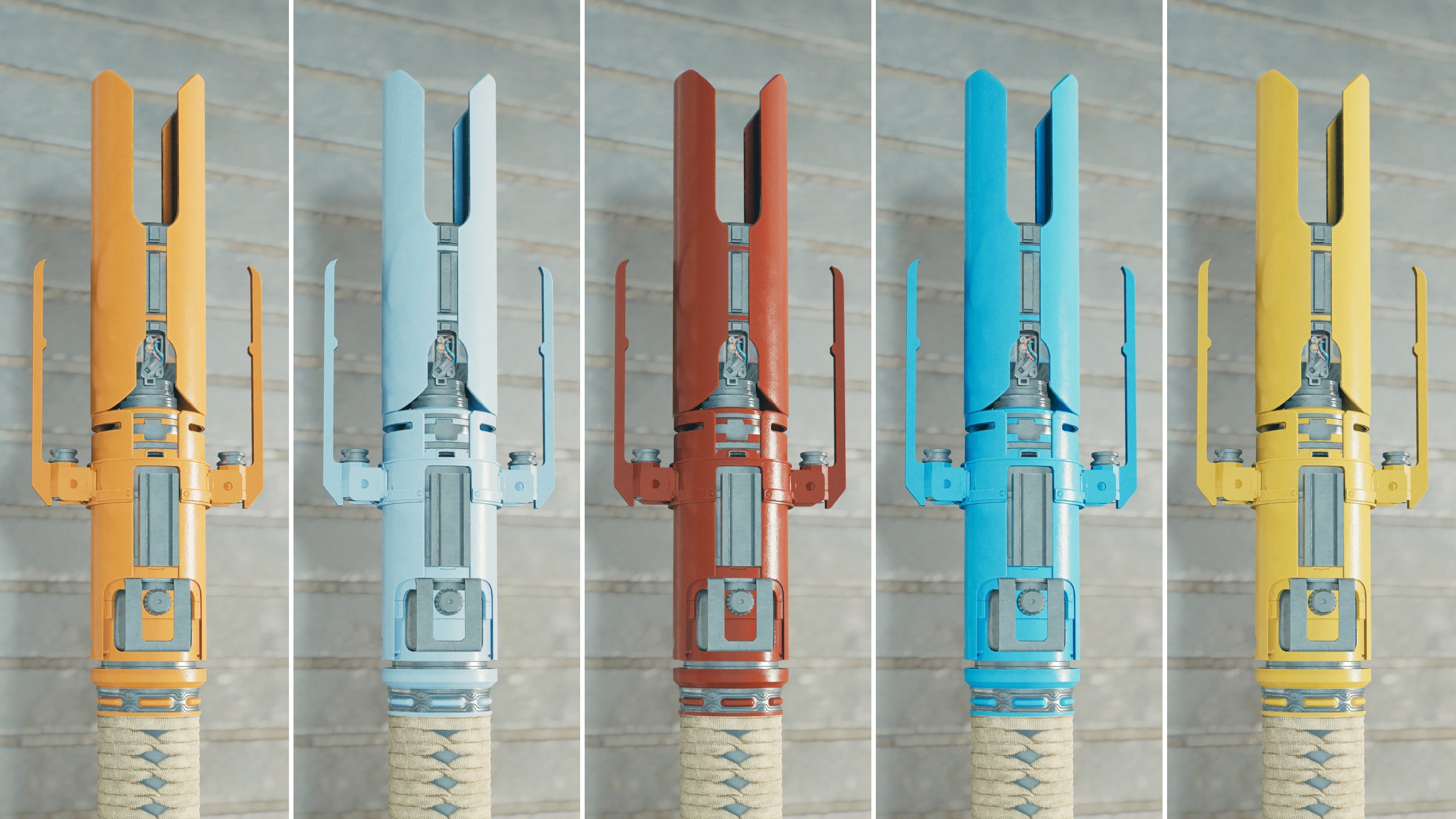 Star Wars Jedi Survivor lightsaber parts and materials | Rock Paper Shotgun