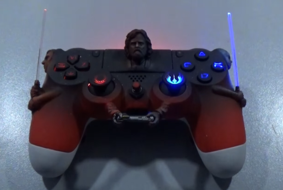 This custom-built Star Wars PS4 controller took 70 hours to make, and ...