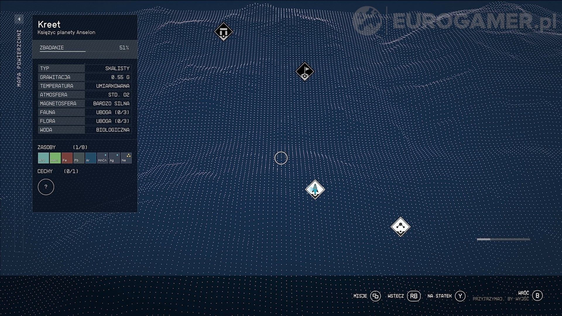 Starfield - mapa: jak włączyć | Eurogamer.pl