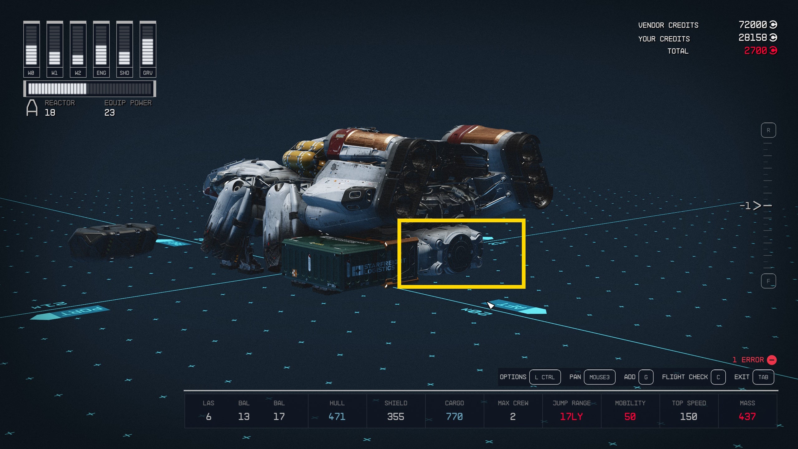 Starfield ship storage and how to increase cargo | VG247