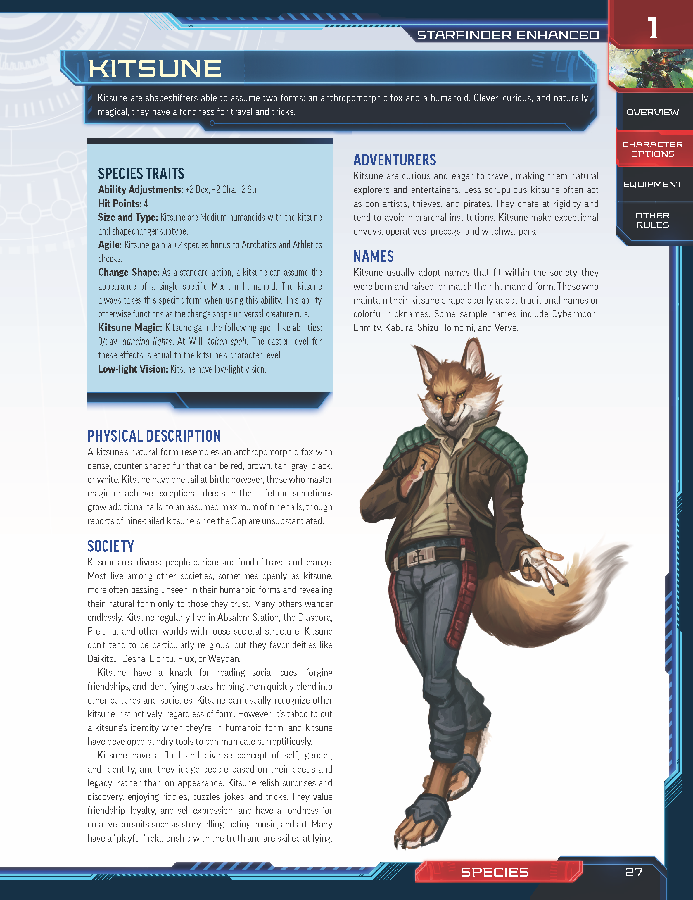 Starfinder Enhanced’s new species will let you play as an ewok-like ...