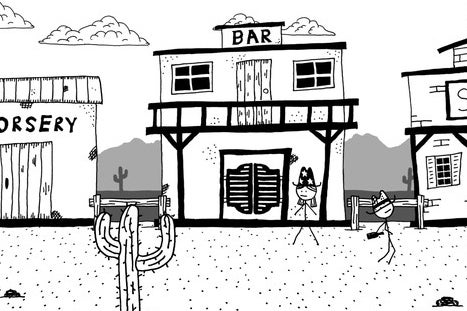 Stick-figure wild west comedy West of Loathing is heading to Switch ...