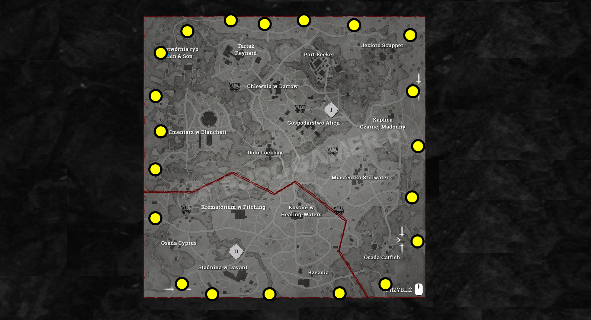 Hunt Showdown - Stillwater Bayou: mapa i spawny | Eurogamer.pl