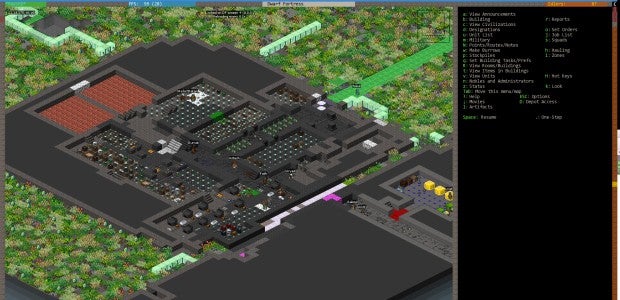 Control Dwarf Fortress With Isometric Graphics And Mouse | Rock Paper ...