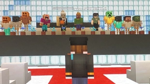 Students hold graduation in Minecraft after their real-life ceremony ...