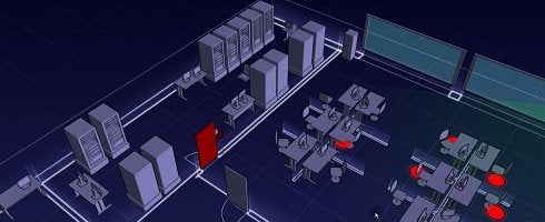 First screens of Introversion's "blueprint" style game Subversion ...