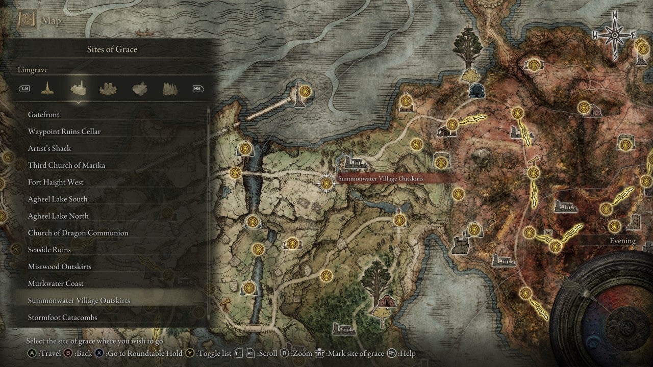 Elden Ring Sites Of Grace: All Grace locations in Elden Ring | Rock ...