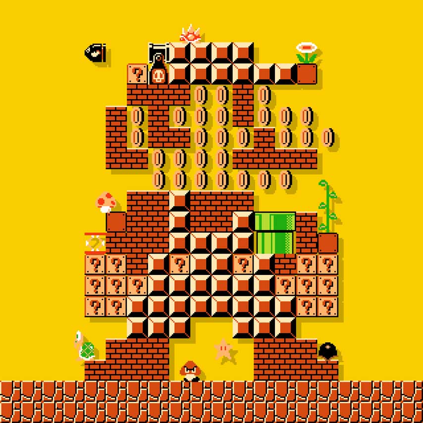 Mario 8 Bit Block