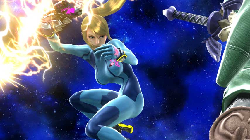 Zero Suit Samus Super Smash Bros For Wiiu Render By
