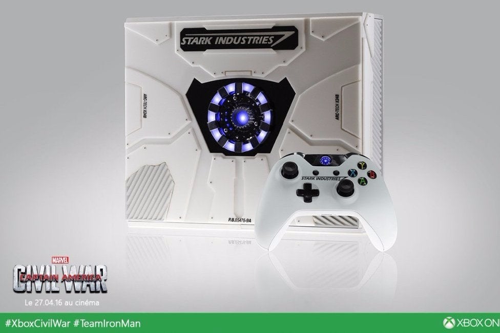 Take a look at Microsoft's special edition Iron Man Xbox One ...