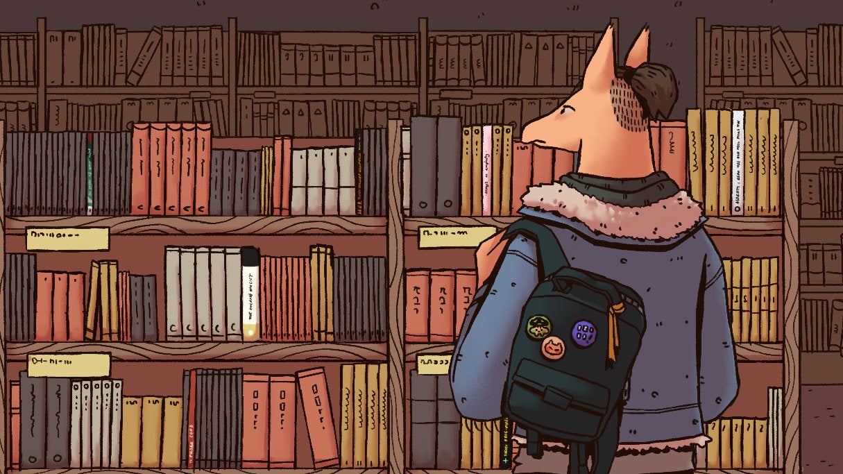 Cartoon Bookshelf