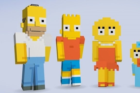 Los Simpsons invaden Minecraft | Eurogamer.es