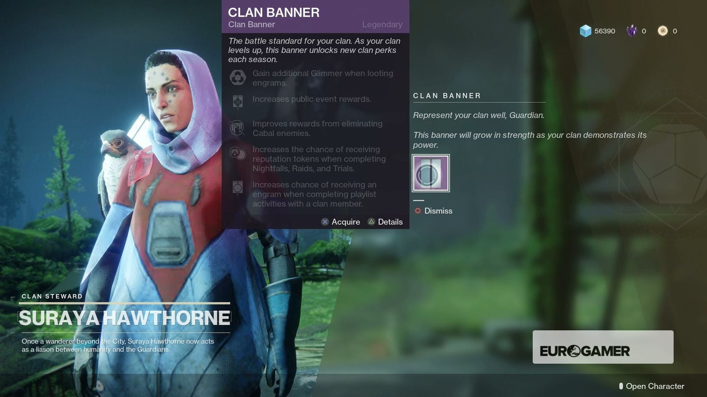Destiny 2 Clans - how to join a Clan, how to earn Clan XP and Clan ...