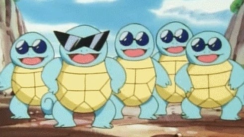 Squirtle Squad Leader Wallpaper