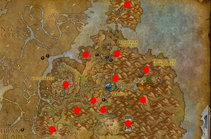 World of Warcraft: Dragonflight - All Dragon Glyph locations | VG247 World of Warcraft: Dragonflight - All Dragon Glyph locations | VG247